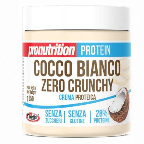 Crema Proteica Cocco Bianco Zero Crunchy 350g Pronutrition | MPO
