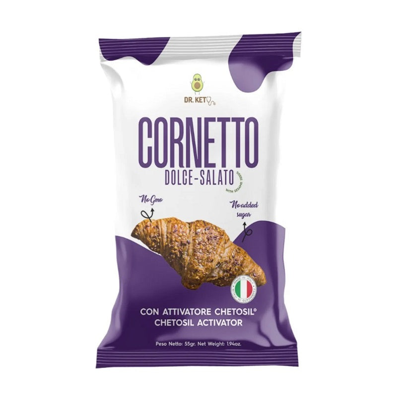 Cornetto Dolce Salato 55g Dr Keto | MPO