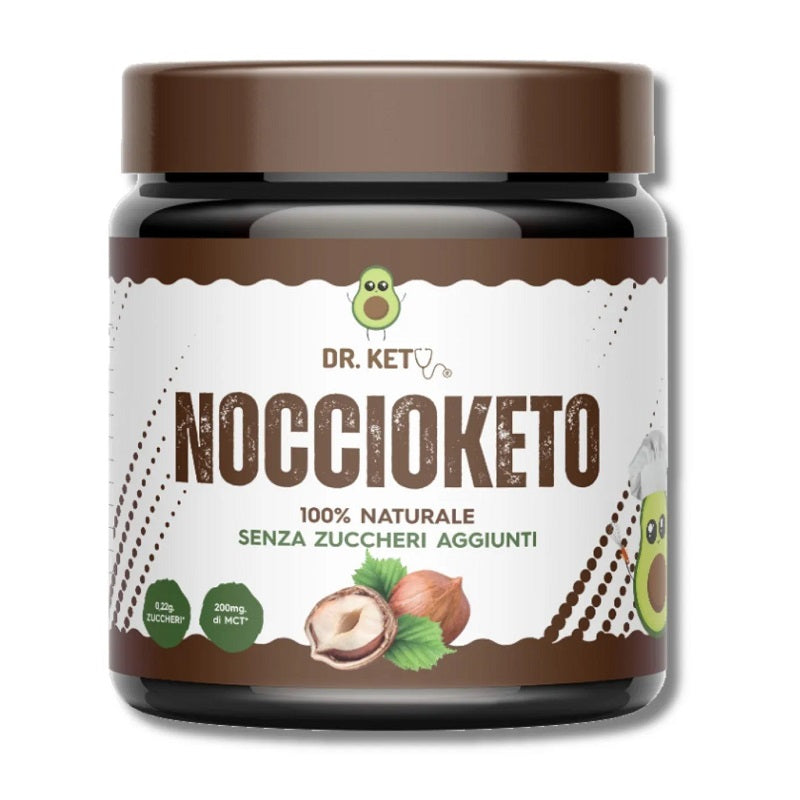 Dr. Keto Noccioketo: Crema Spalmabile Chetogenica Gusto Nocciola 250g