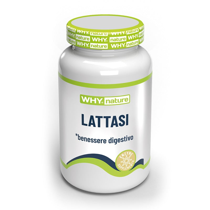 WHYnature Lattasi 60cps: Integratore Enzimatico per Intolleranza al ...