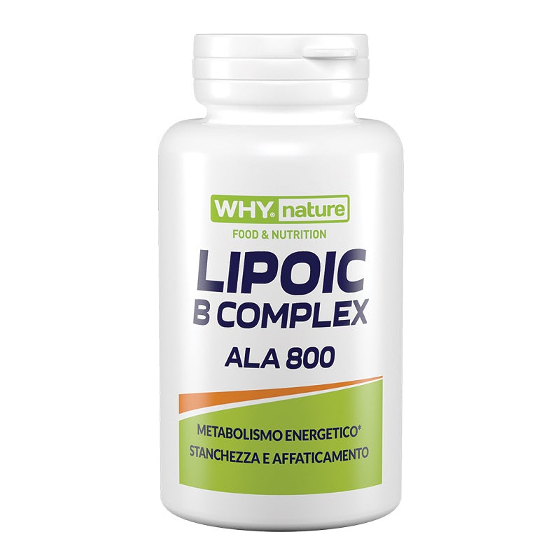 WHYnature Lipoic B Complex ALA 800 - Integratore Antiossidante Potente ...