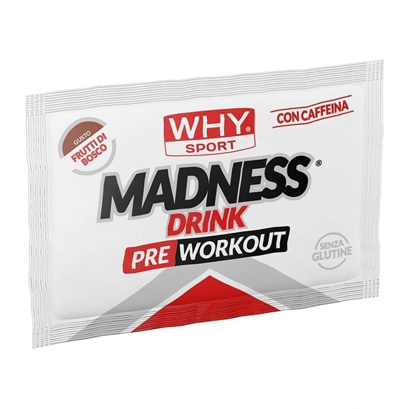 WHYsport Madness Drink 7,3g: Pre Workout Energia e Concentrazione per ...