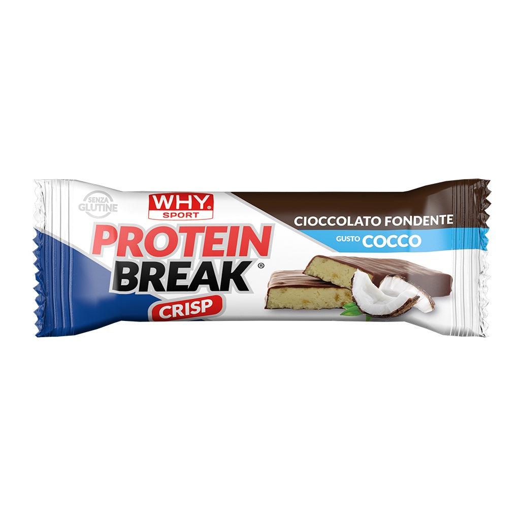 WHYsport Protein Break 30g: Barretta Proteica 50% per Massa Muscolare e ...